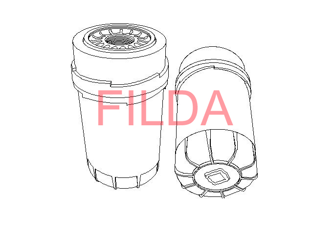 Oil Filter CUMMINS 5262313 53C1099 P556352 LF16352 FO-2068 B40050