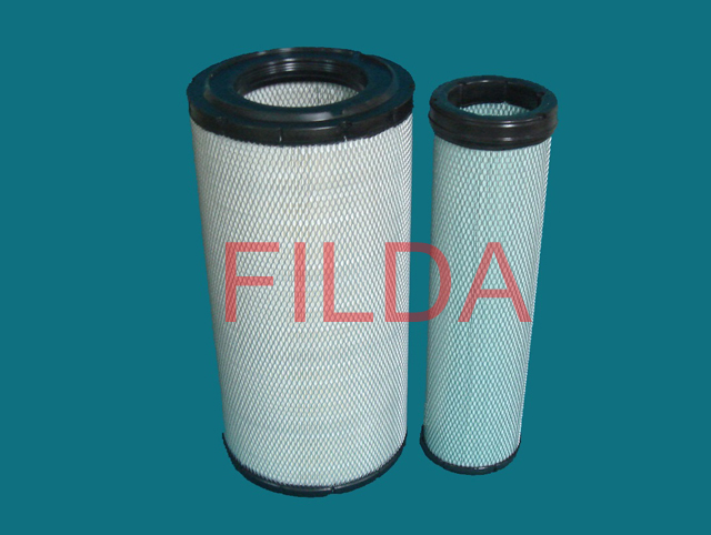Air Filter,Primary + Secondary KOMATSU 6001854100 FA-1129K A5668S ...