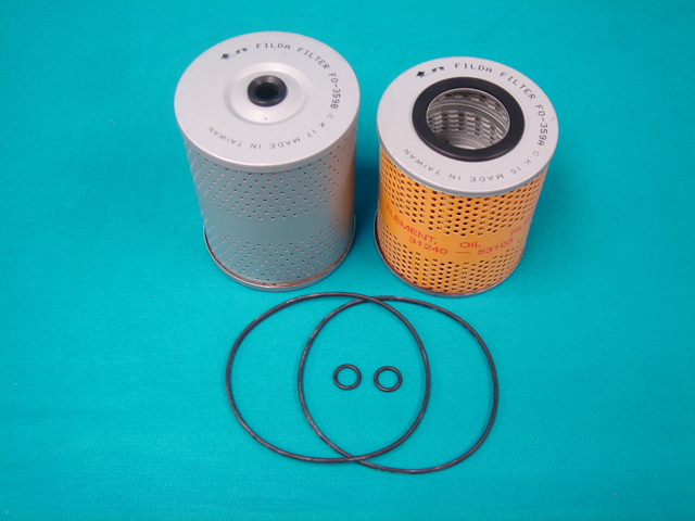 Set of 2 Oil Filters MITSUBISHI ME064356 3124053012 3124053010 26325 ...