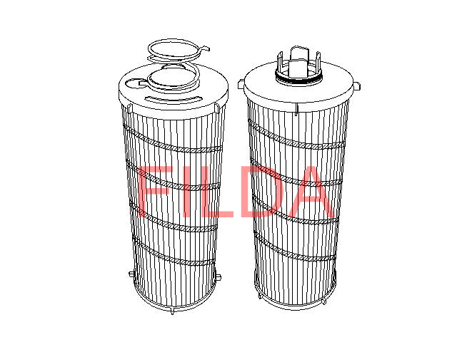 Hydraulic Oil Filter JOHN DEERE AL203341 SH66264 HY90799 FH-2086 AL232898